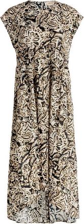 Cartoon Midikleid Damen mit Muster