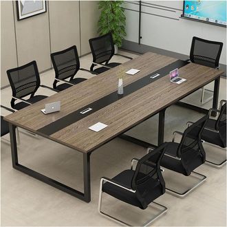 Generic Gro&szlig;er B&uuml;ro-Besprechungstisch, Konferenztisch for 10 Personen, for 8-12 Personen, Metallgestell, verschlei&szlig;fest, geeignet for Gruppenbesprechungen(C,2