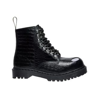 Dr. Martens Homme, Chaussures, Noir, Taille: 44 EU 1460 Pascal Bex Steel Toe Leather Bottes