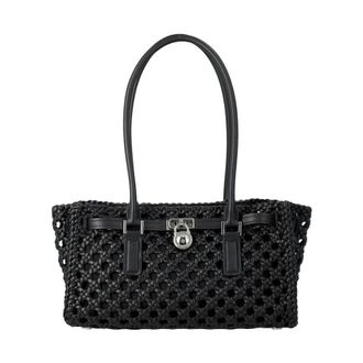 Michael Kors Femme, Sacs, Noir, Taille: ONE Size Hamilton Shoulder Bag