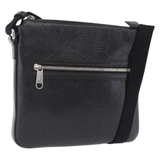 Gucci Sac bandouli&egrave;re vintage doccasion - Femme - Pre-owned - Noir - Taille: ONE Size