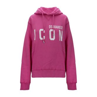 Dsquared2 Herrenhoodie mit Kordelzug - - Sweatshirts & Hoodies - Herren - Rosa - S