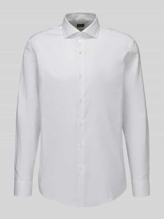 HUGO BOSS Regular Fit Businesshemd mit Haifischkragen