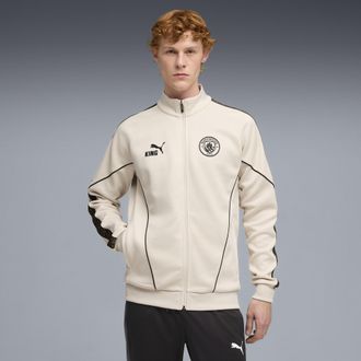 Puma Veste KING Anthem Manchester City Homme, V&ecirc;tements, Blanc, XXL