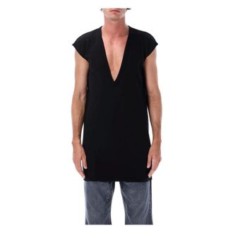 Rick Owens Dylan T - - Tops - Herren - Schwarzk - M