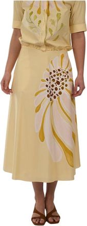 Dorothee Schumacher Damen, R&ouml;cke, Gelb, XLGr&ouml;&szlig;e