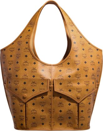 MCM Shopper - Aren Shopper - Gr. unisize - in Cognacbraun - f&uuml;r Damen
