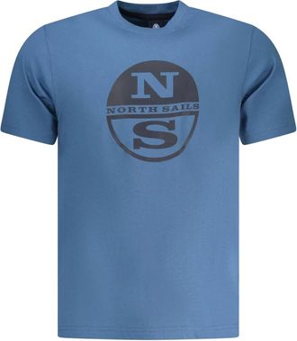 North Sails Homme, Tops, Bleu, Taille: 3XL T-shirt &agrave; manches courtes