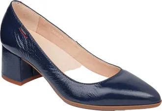 Callaghan Escarpin en cuir verni - Femme - Chaussures - Bleu - Taille: 38 EU