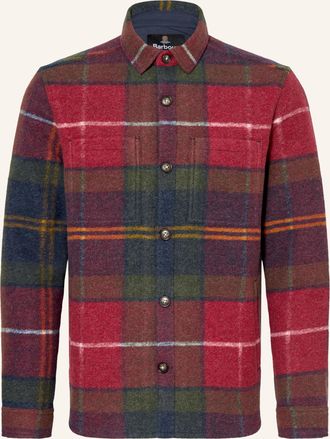 Barbour Flanell-Overshirt Woodlane rot