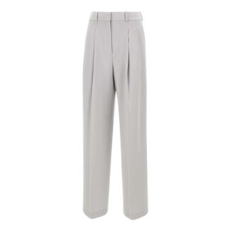 Theory Japanische Admiral Crepe Hose - - Trousers - Damen - Grau - XS