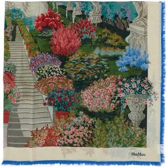 Max Mara T&uuml;cher & Schals - Garden Scene Rectangular Scarf - Gr. unisize - in Bunt - f&uuml;r Damen