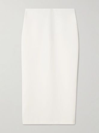 Max Mara Jupe Midi En Jersey Brandy - Ivoire