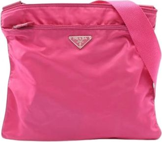 Prada Pre-owned Cuir sacs-prada - Femme - Pre-owned - Rose - Taille: ONE Size