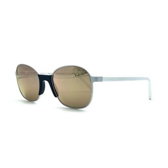 Andy Wolf White Heat Runde Sonnenbrille - - Accessories - Damen - Wei&szlig; - ONE SIZE