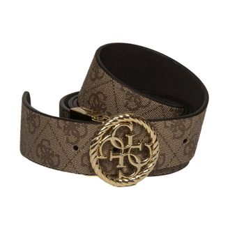 Guess Ceinture Pant Belt Rev & Adj H35 - Femme - Accessoires - Brun - Taille: L