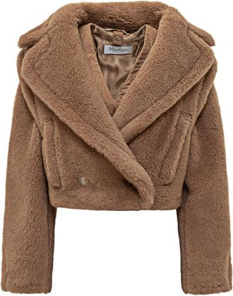 Max Mara Femme, Vestes, Brun, Taille: 36 FR Dramma Short Teddy