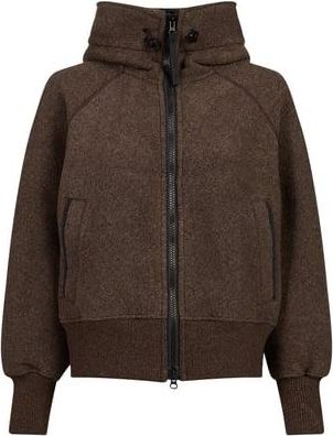 Canada Goose Veste &agrave; capuche Chilliwak en laine m&eacute;lang&eacute;