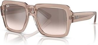 Ray-Ban Magellan Bio-based Sonnenbrillen Hellbraun Transparent Fassung Braun Glas 54-19