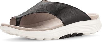 Gabor Damen Pantoletten, Frauen Slipper,Plateau-Sohle,Schlupfschuhe,schluepfschuhe,Slip-ons,Backless Slipper,Mules,schwarz (Micro),42.5 EU / 8.5 UK