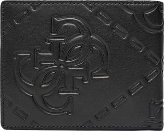 Guess Homme, Accessoires, Noir, Taille: ONE Size Boston Logo 4G Wallet