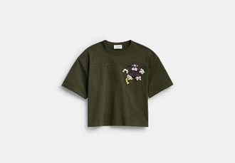 Coach Brain Dead Cropped Fussball-T-Shirt