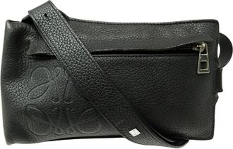 Loewe Portemonnaies - LOEWE T POCKET VERTIKALE CLUTCH-TASCHE AUS SCHWARZ - Gr. unisize - in Schwarz - f&uuml;r Damen