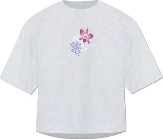 Off-white Femme, Tops, Gris, Taille: 42 FR T-Shirt Imprim&eacute;