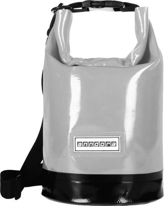 Anndora Seesack Cross Over Gurt grau Wasserdichter 5 Liter Seesack Trend Handtasche