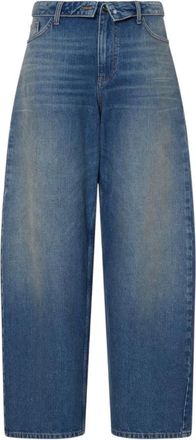 Liu Jo Jean large &agrave; fermeture &eacute;clair - Femme - Jeans - Bleu - Taille: W28