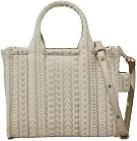 Marc Jacobs Femme, Sacs, Beige, Taille: ONE Size Monogram Leather Micro Tote