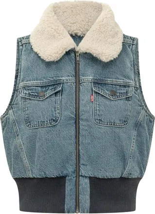 Levi's Femme, Vestes, Bleu, Taille: 42 FR Vestes