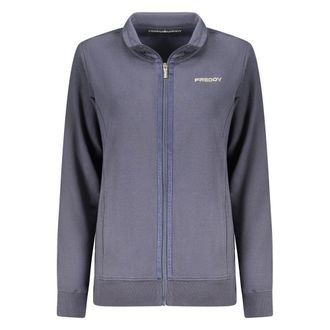 Freddy Blau Baumwolle Damen Sweatshirt