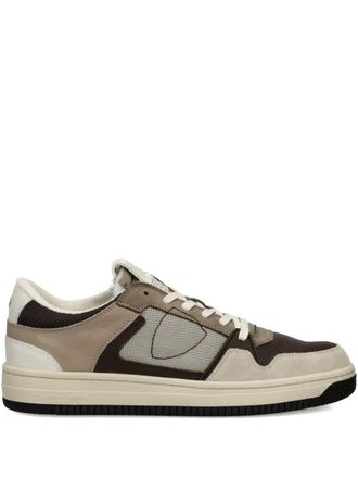 Philippe Model baskets à empiècements - Marron