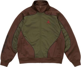 SUPREME x Jordan Tricot Sportjacke - Grün
