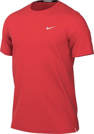 Nike Nike Herren Df Uv Miler Ss T-Shirt, Bright Crimson/Reflective Silv, L