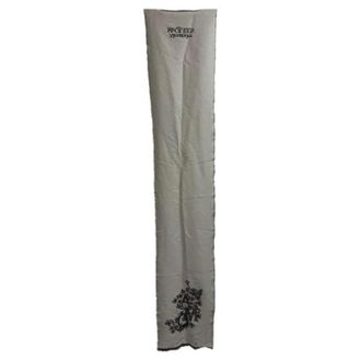 Alexander McQueen Pre-owned Schal mit Logo-Stickerei - - Pre-owned - Damen - Wei&szlig; - ONE SIZE