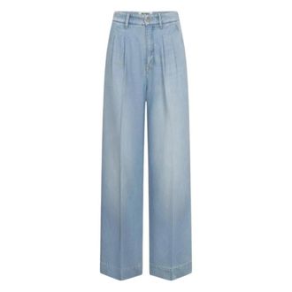 Rossi Noa Leinen-Mix Denim - - Jeans - Damen - Blau - L