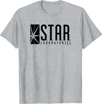 DC Comics The Flash TV Series S.T.A.R. Labs Black Grey T-Shirt