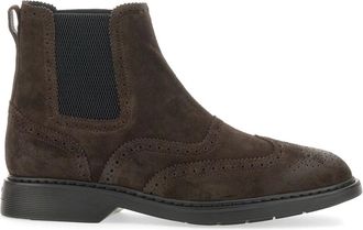 Hogan Homme, Chaussures, Brun, Taille: 40 EU H576 Chelsea