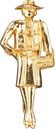 Chanel Halskette - Chanel Golden Coco Mademoiselle Brooch - Gr. unisize - in Mehrfarbig - f&uuml;r Damen