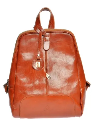 Anna Luchini Braun Rindsledertasche
