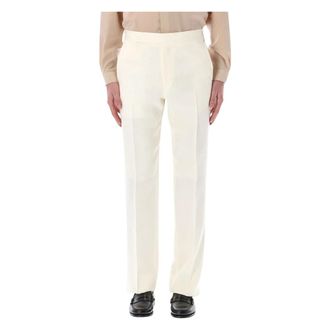 Lardini EcoVero Hose - - Trousers - Herren - Wei&szlig; - 2XL