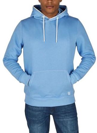 Riverso RIVSandro Sweat à capuche pour homme, coupe régulière, marron, rouge, bleu, beige, noir, vert, S, M, L, XL, XXL, 3XL, 4XL, 5XL, Bleu azurine, XL