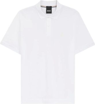 HUGO BOSS Homme, Tops, Blanc, Taille: 2XL Polo MC Parris