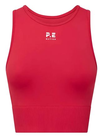 P.E Nation débardeur à logo - Rouge