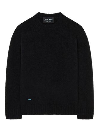 Alanui pull &agrave; design c&ocirc;tel&eacute; - Noir