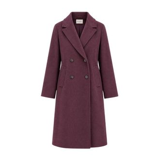 Marella Emmtemma Manteau - Femme - Manteaux - Violet - Taille: 36 FR