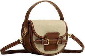 Generic NYSDM Sac &agrave; main r&eacute;tro pour femme Style d&eacute;contract&eacute; polyvalent, marron