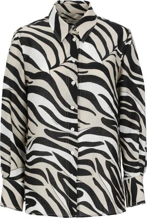 Marella Femme, Blouses et Chemises, Multicolore, Taille: 36 FR Pergola Shirt